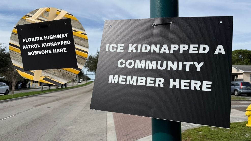 'They kidnapped someone here': Protesters map alleged ICE arrests in ...