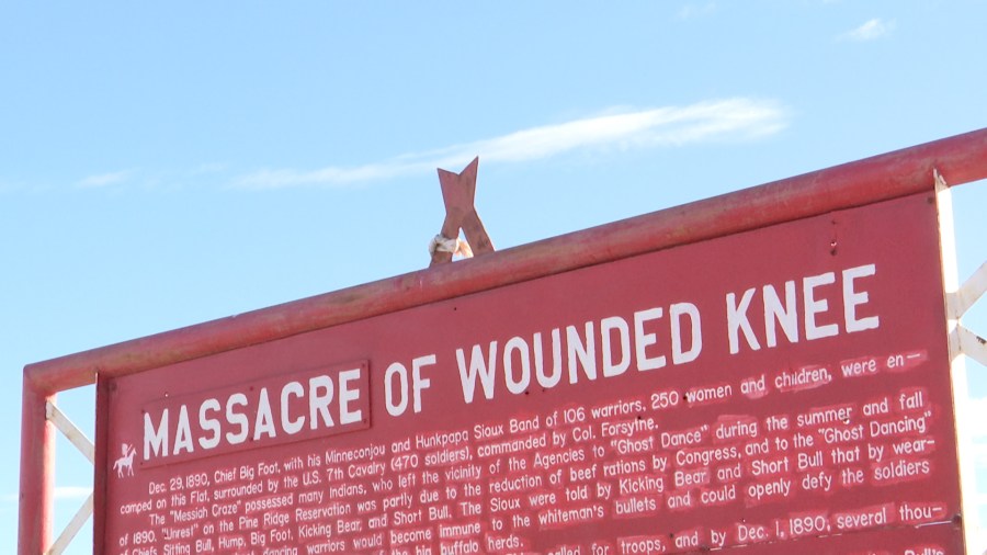 Ceremony Monday at Wounded Knee massacre site