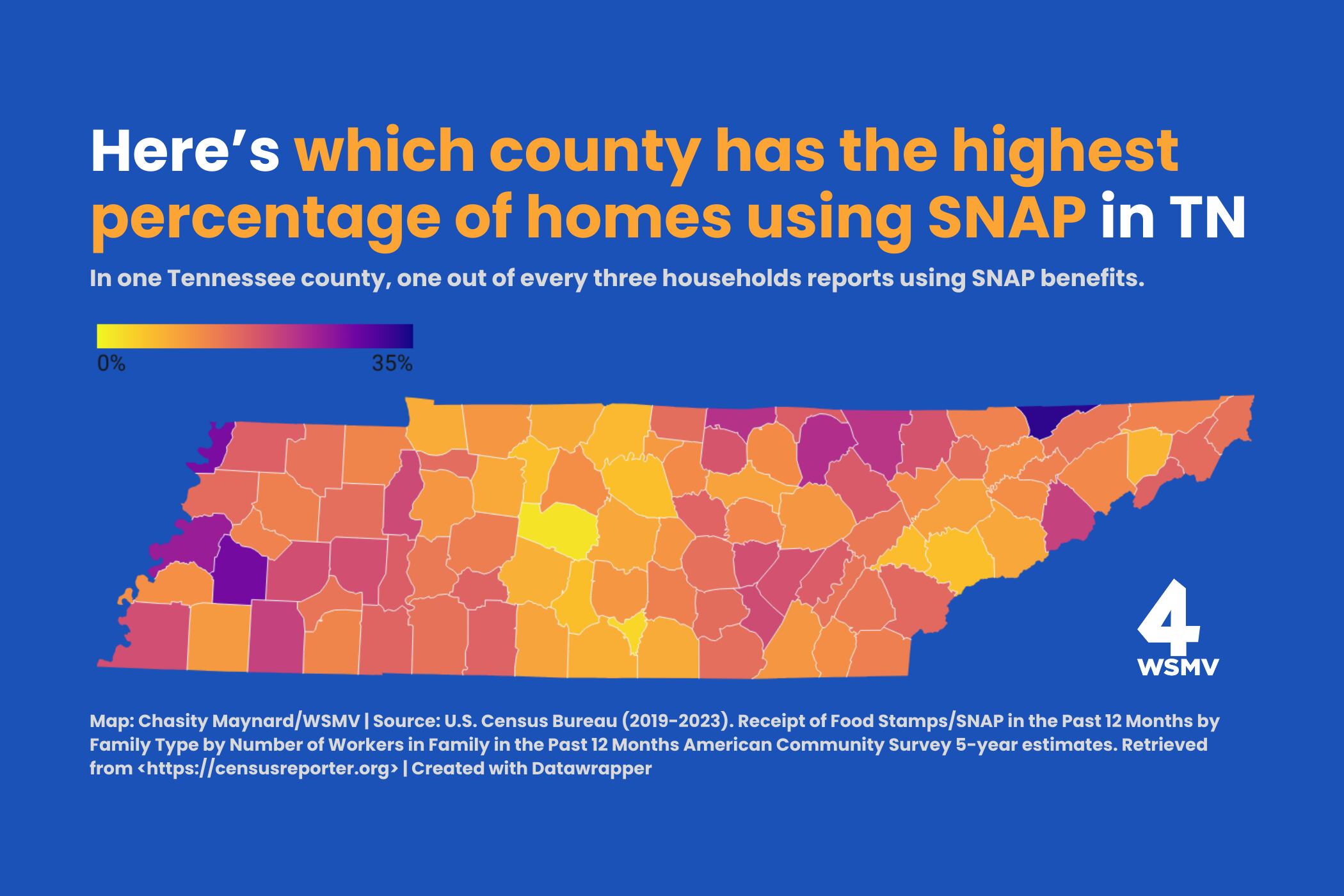Here’s which Tennessee county has the highest percentage of households ...