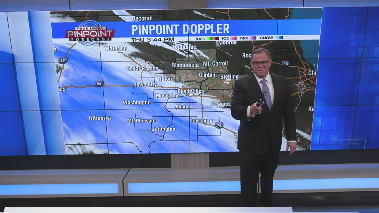 Forecast update - Winter Weather Advisory for snow in Quad Cities