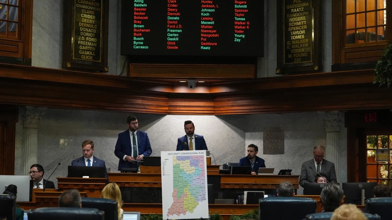 Indiana lawmakers reject new House map in rebuke to Trump
