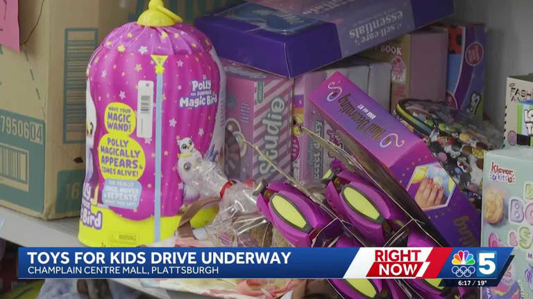 Toys for Kids bins are filling up at the Champlain Centre Mall for ...