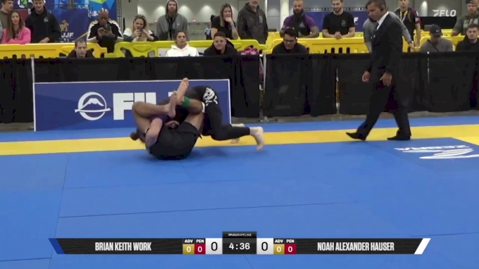 Noah Alexander Hauser vs Brian Keith Work 2025 World IBJJF Jiu-Jitsu No ...