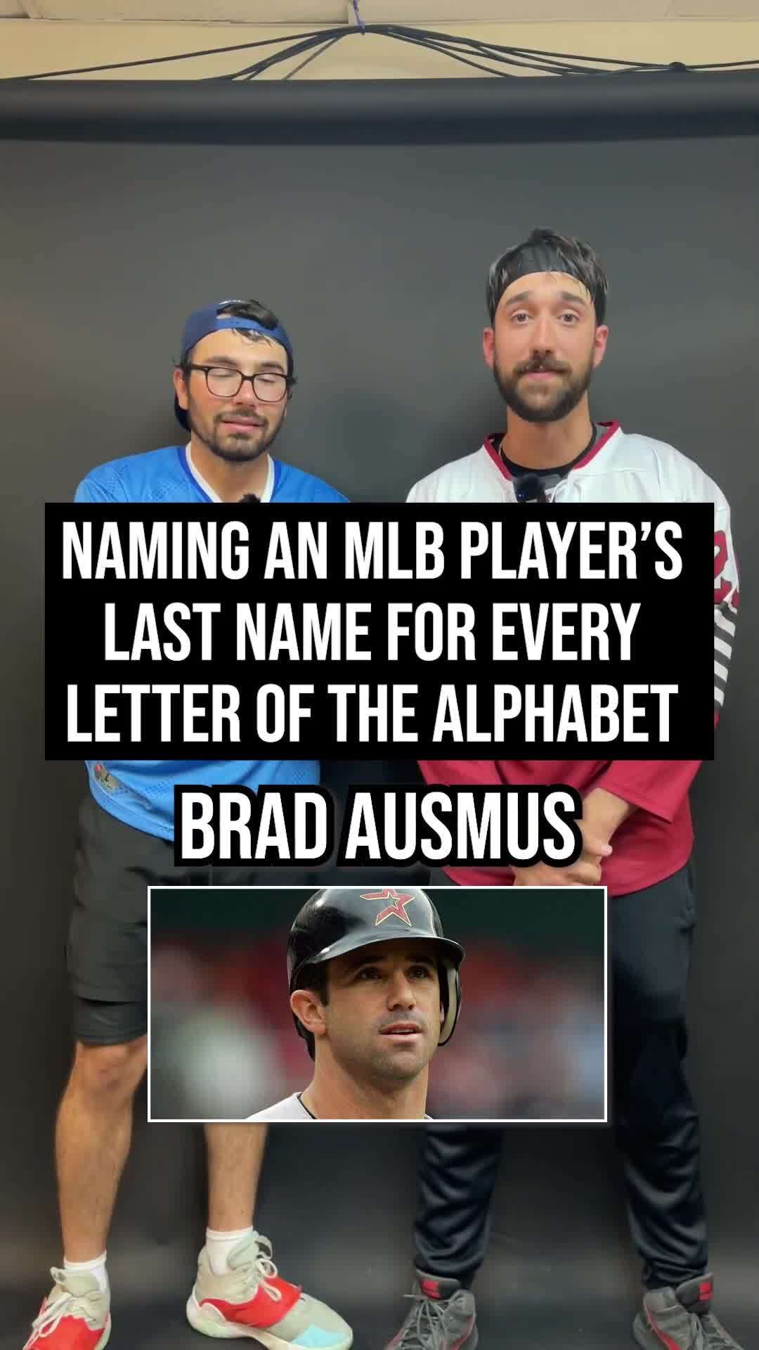 MLB player alphabet game! #baseball #sports #MLB #challenge #letters