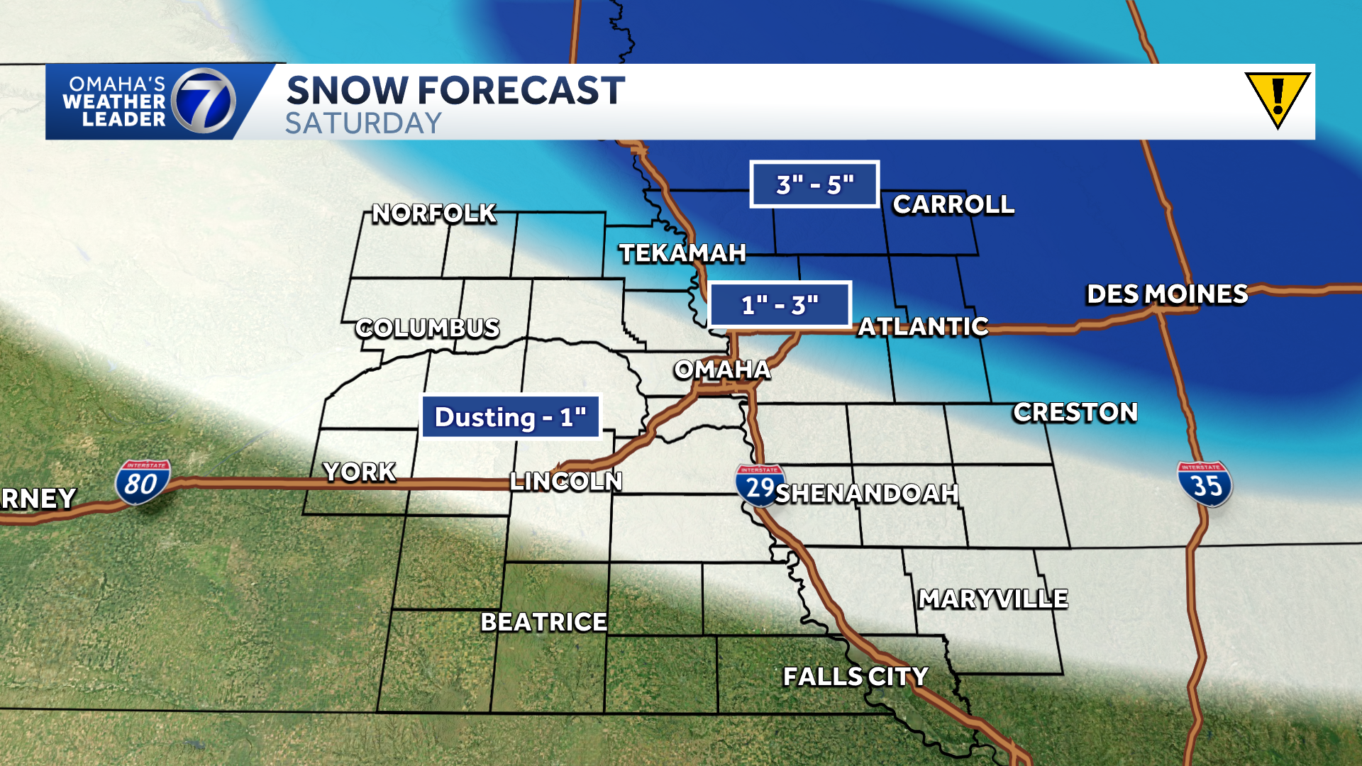 Omaha weather: Bitterly cold weekend with Saturday snow chance