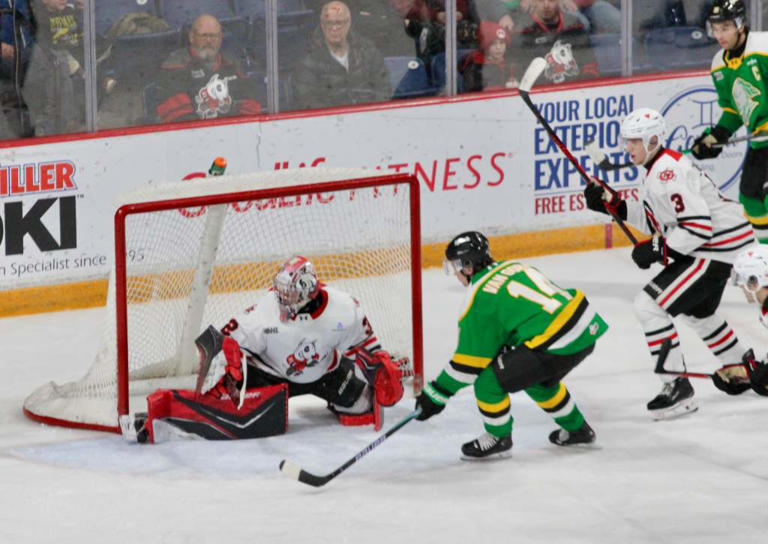 Four-point night for Londoner Ryan Roobroeck lifts IceDogs past Knights