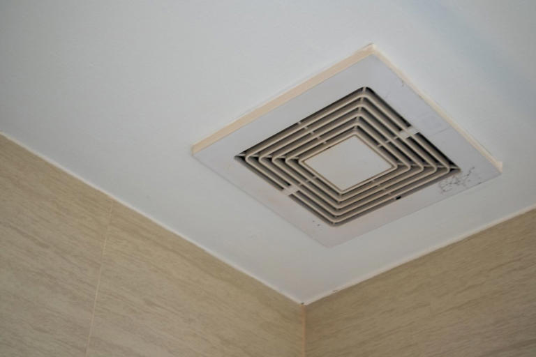 How to clean a bathroom exhaust fan to remove dust and grime