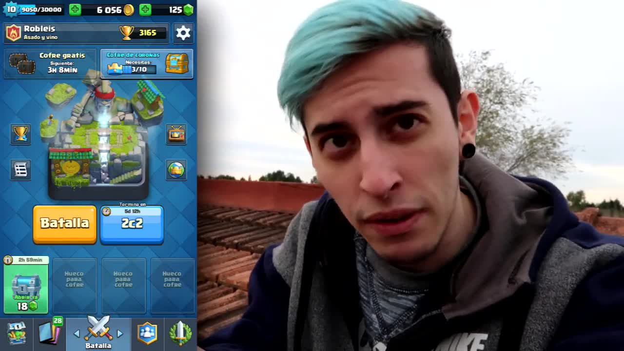 Juego Clash Royale en el techo! - RobleisIUTU