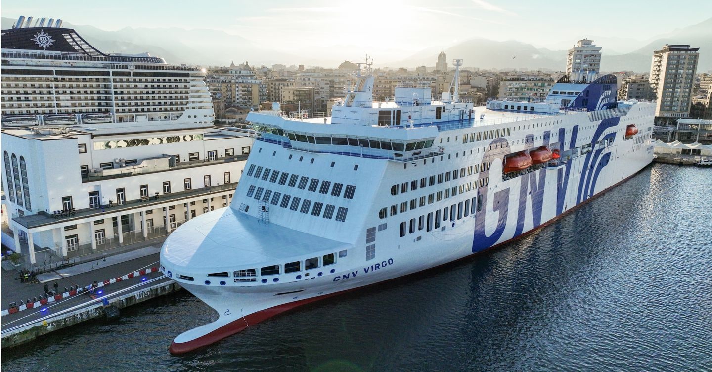 GNV: a Palermo battesimo di Virgo, primo traghetto italiano a GNL