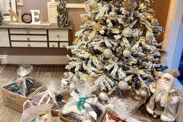 Newcastle care home spreads festive cheer in community with hamper project