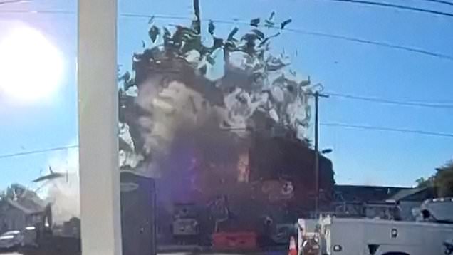 Huge explosion destroys multiple homes after crew hits gas line, with ...