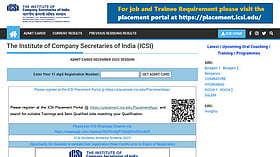 ICSI CS executive admit card 2025 released at icsi.results.shiksha ...