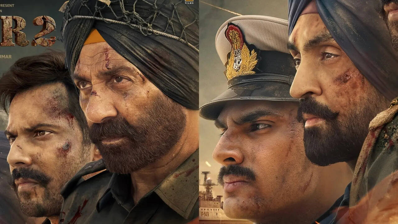 Border 2: Sunny Deol, Varun Dhawan, Diljit Dosanjh's new poster out ...