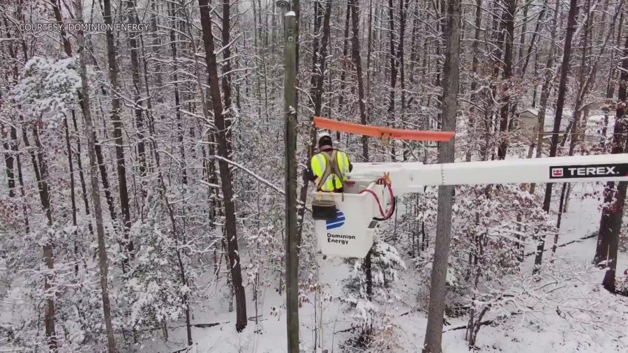 Dominion Energy mobilizes resources for winter storm