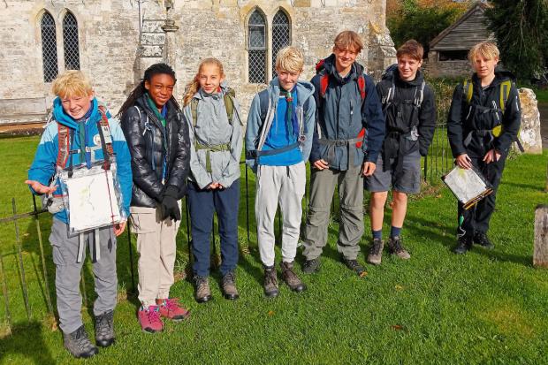 Scouts trek across Salisbury for major expedition testing their skills