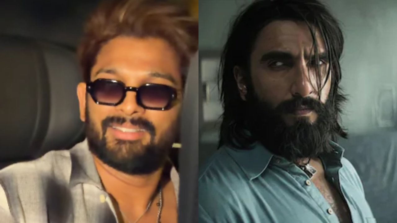 Allu Arjun watches Ranveer Singh's 'Dhurandhar' in Hyderabad; later ...