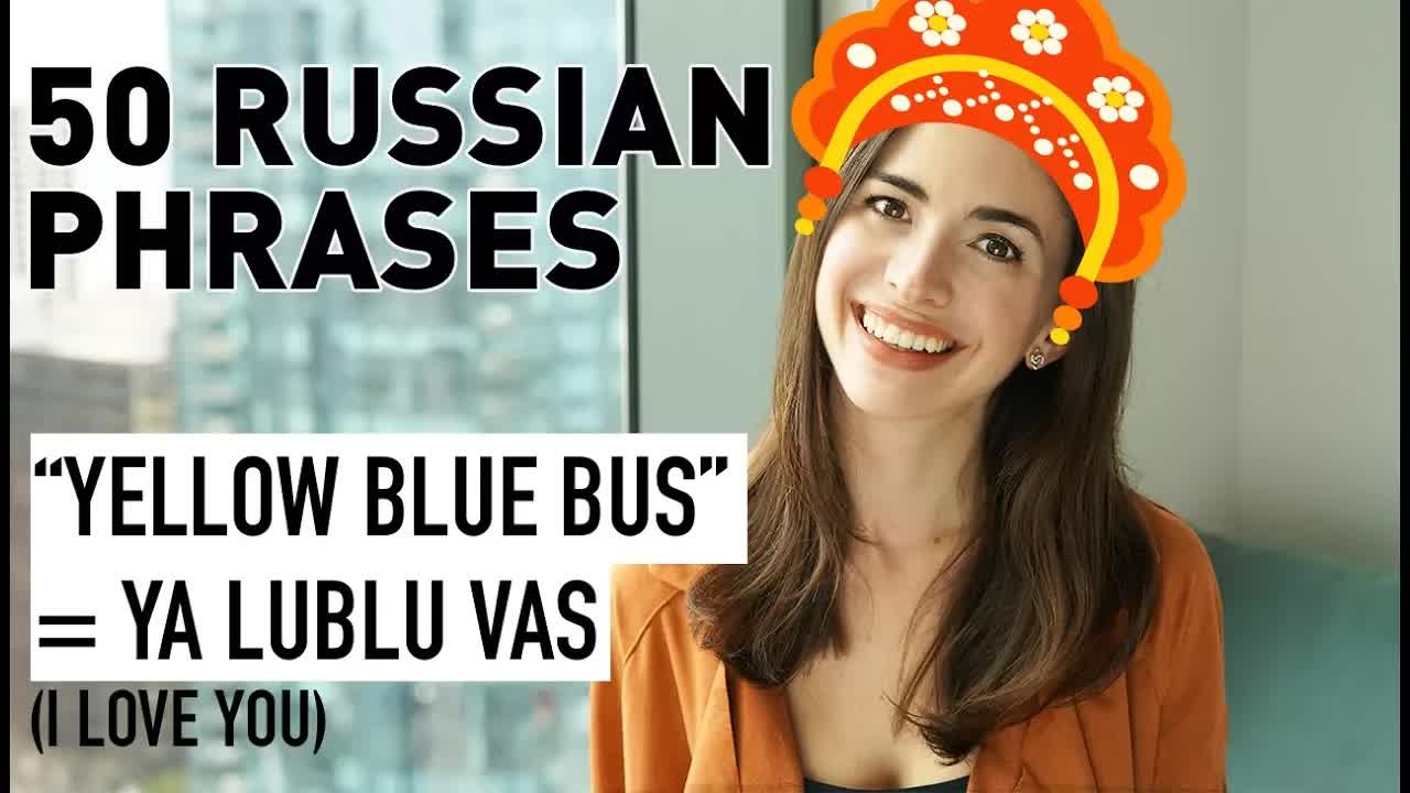 50 common phrases in Russian: Basic Russian