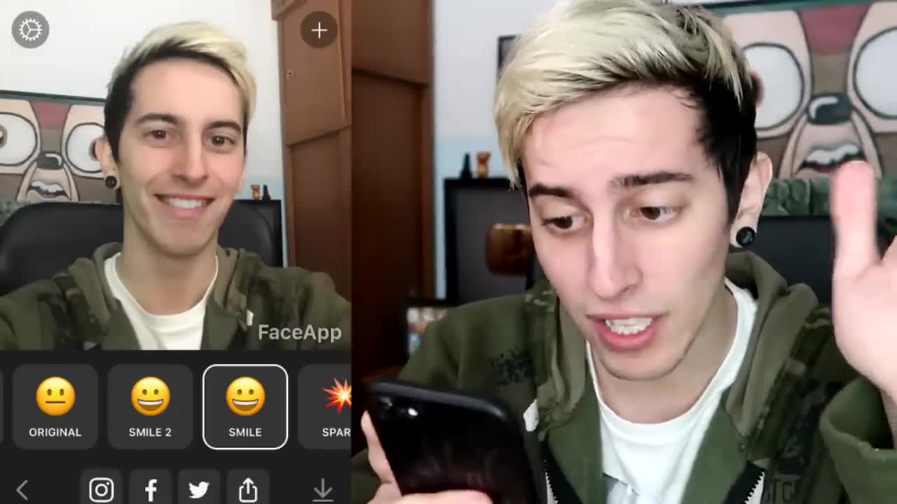 FaceApp challenge con mi hermanito! - RobleisIUTU ft ThiagoIUTU