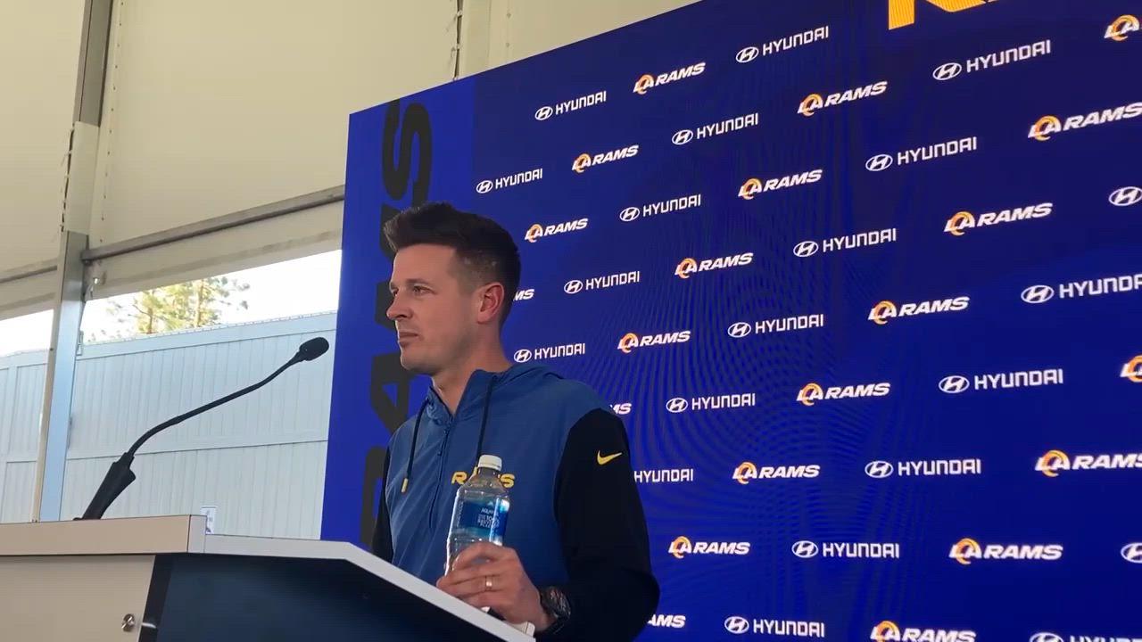 Los Angeles Rams OC Mike LaFleur on a Tough Lions' Defense, Brian ...