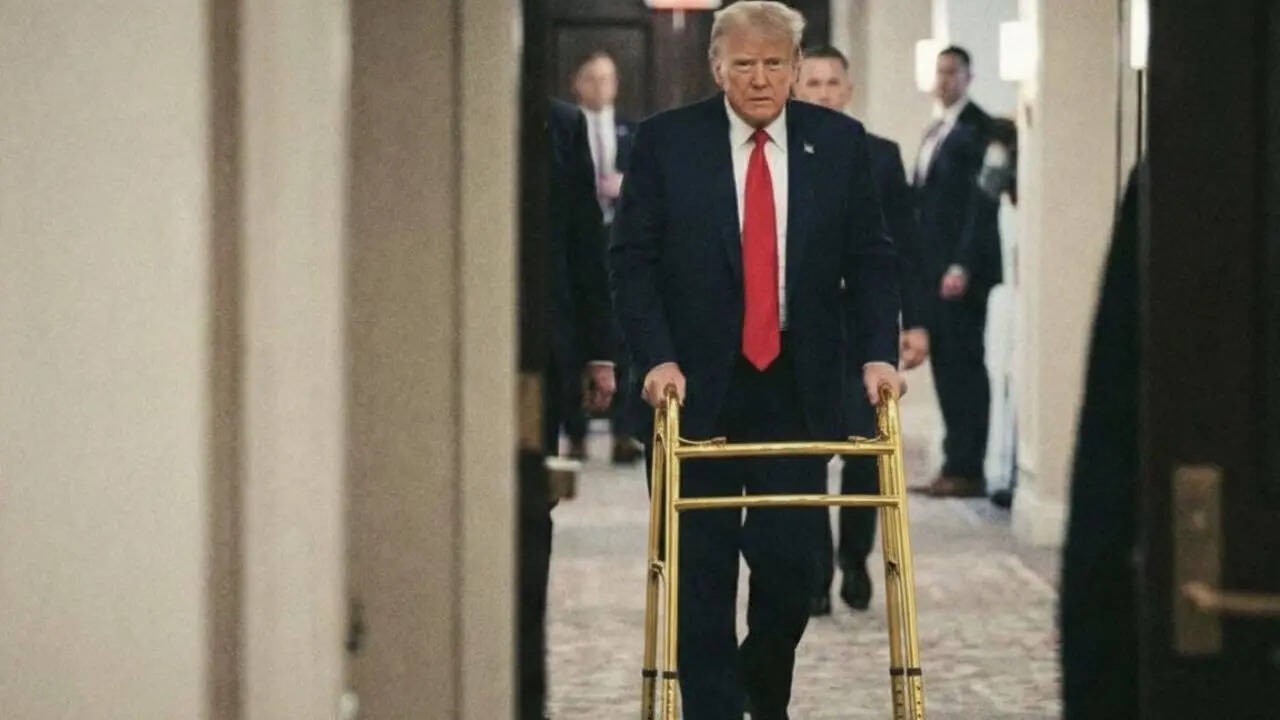 Fact check: Did Donald Trump actually use a walker following White ...