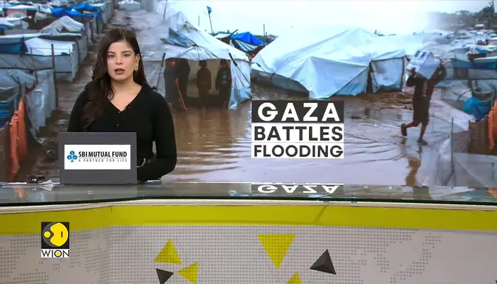 Gaza floods: Gazans suffer as heavy rains add to freezing winter ...