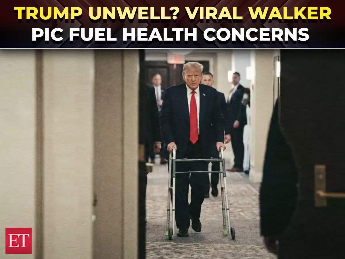 Is the president OK?: Trump's viral 'walker' moment and live TV 'freeze ...