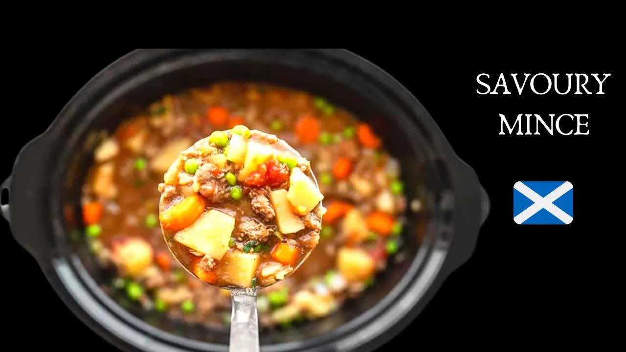 Slow Cooker Savoury Mince Crockpot Minced Beef Potato Recipe