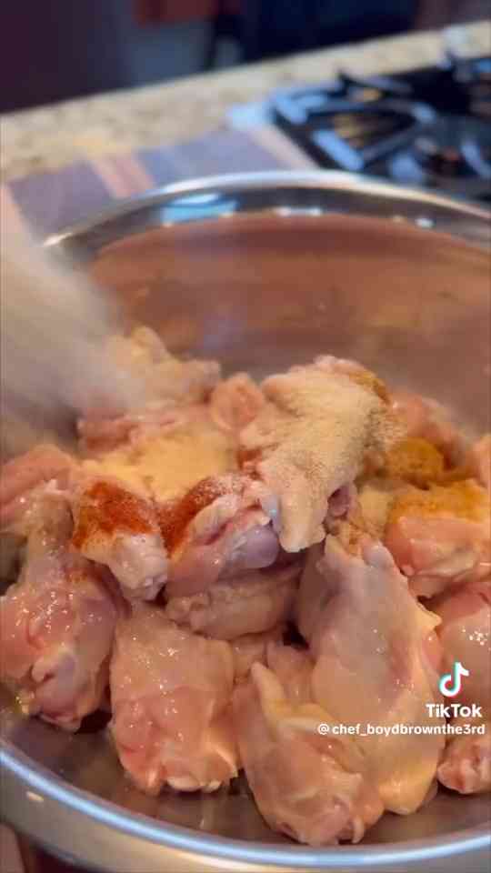 Chef Boyd Brown III’s take on classic lemon pepper wings