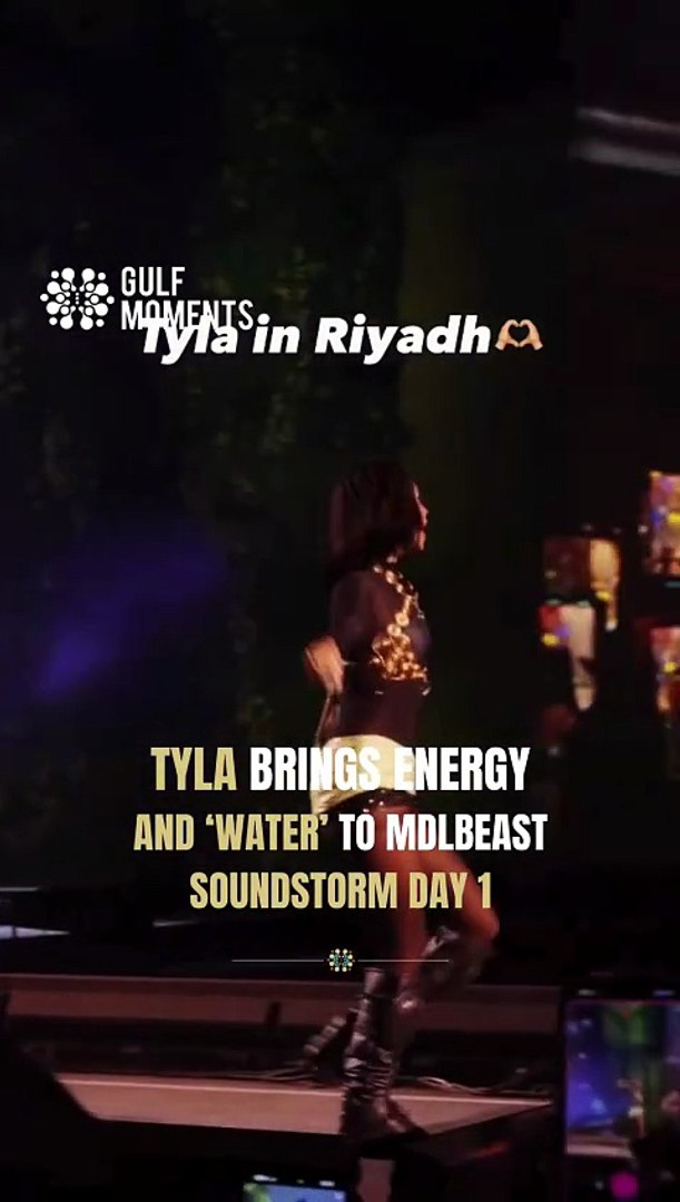 Watch: Tyla brings energy and 'Water' to MDLBEAST Soundstorm Day 1