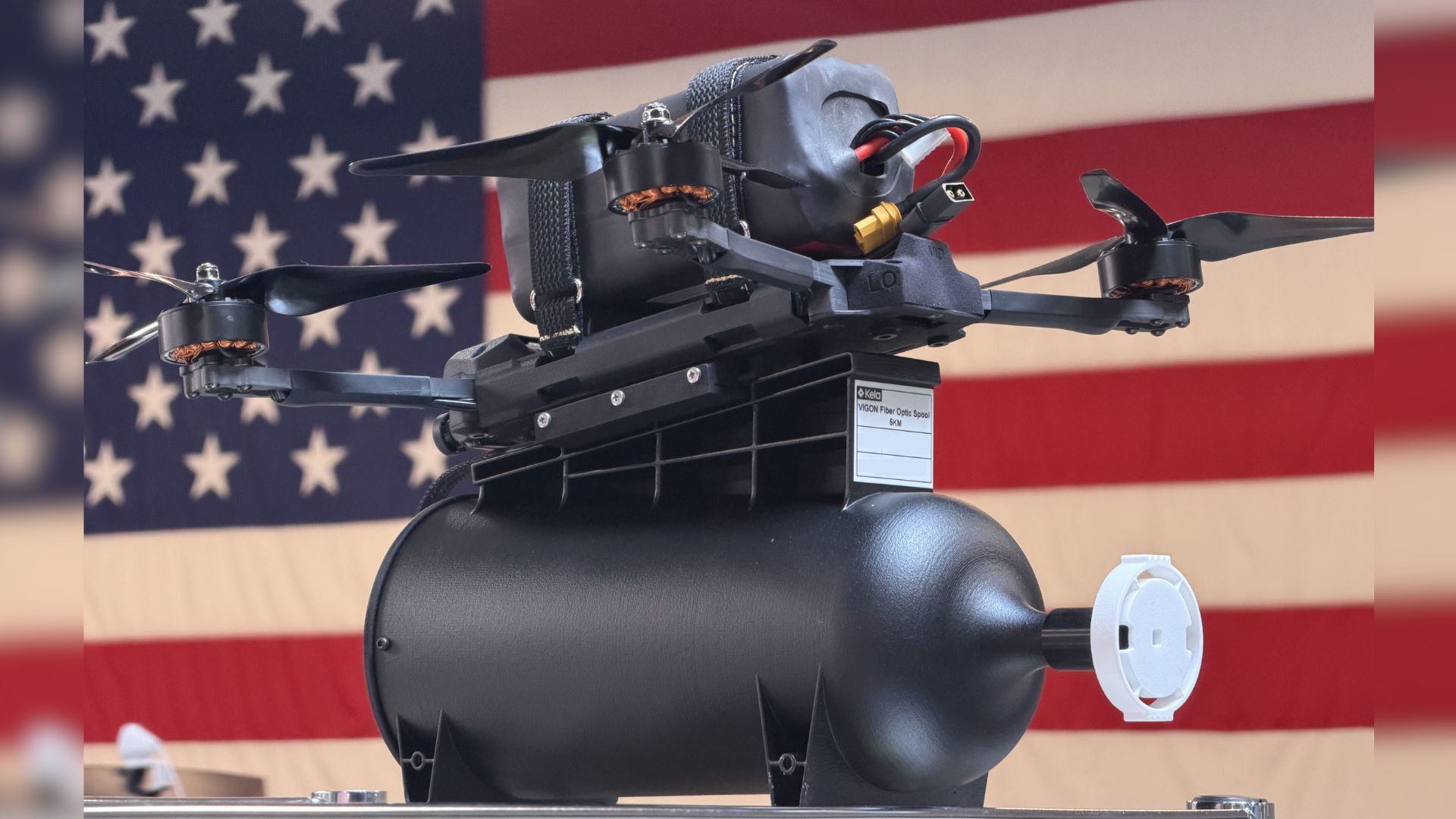 World’s first fiber-optic FPV drone launched to survive heavy ...