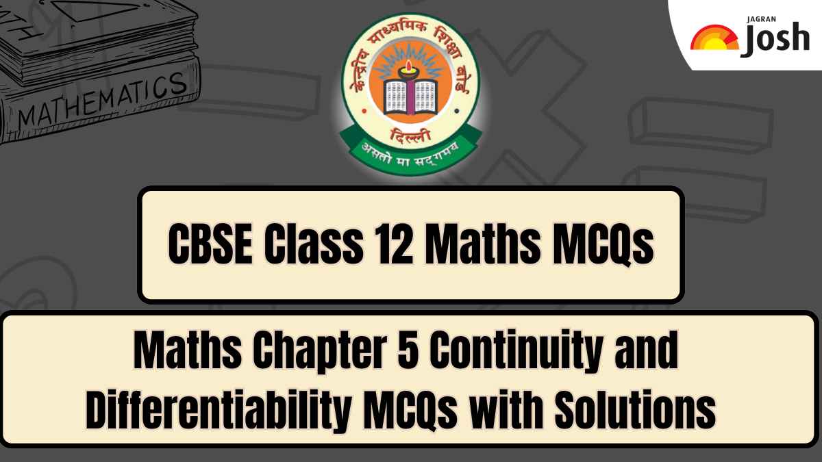 CBSE class 12 maths chapter 5 continuity and differentiability MCQs ...