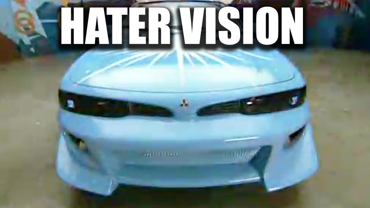 Installing monitors in headlights: Pimp my ride Galant