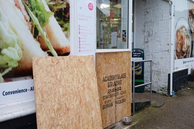 Burglar smashed window and stole alcohol, vapes and money from village shop