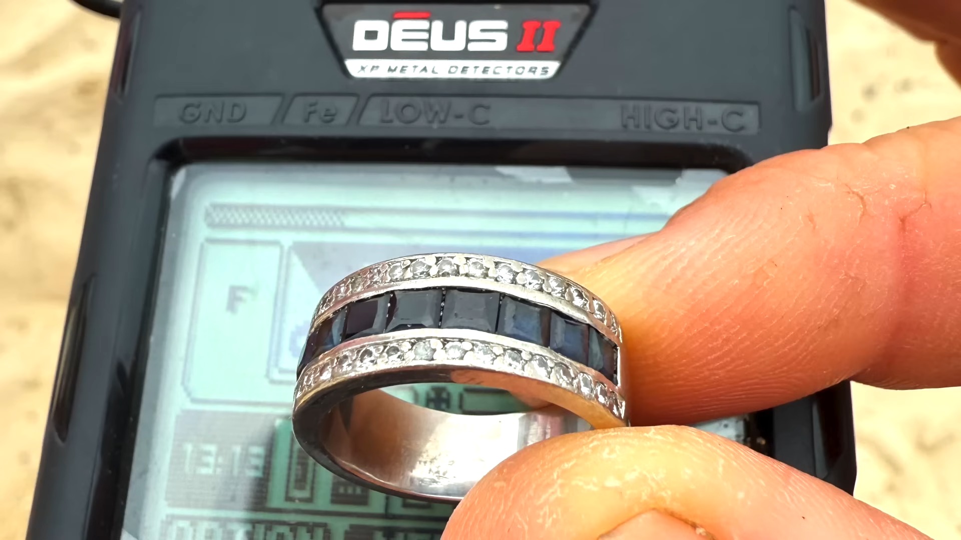 We could fill a hand with all the jewelry we found!
