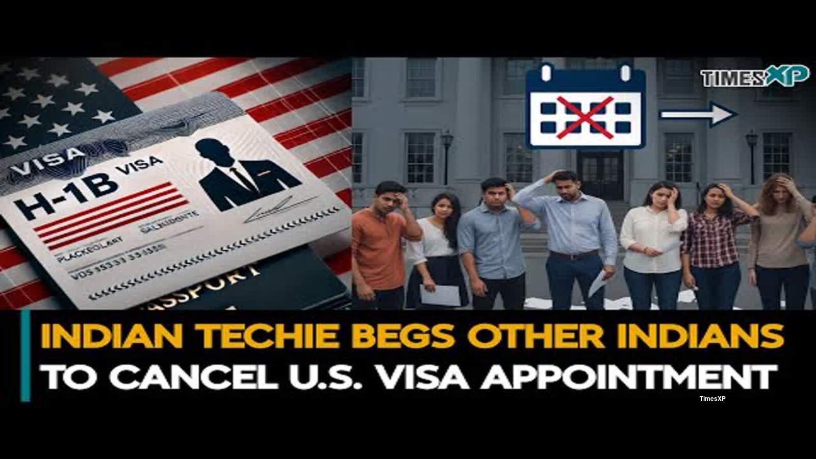 Indian techie begs other Indians to cancel US visa appointment ...