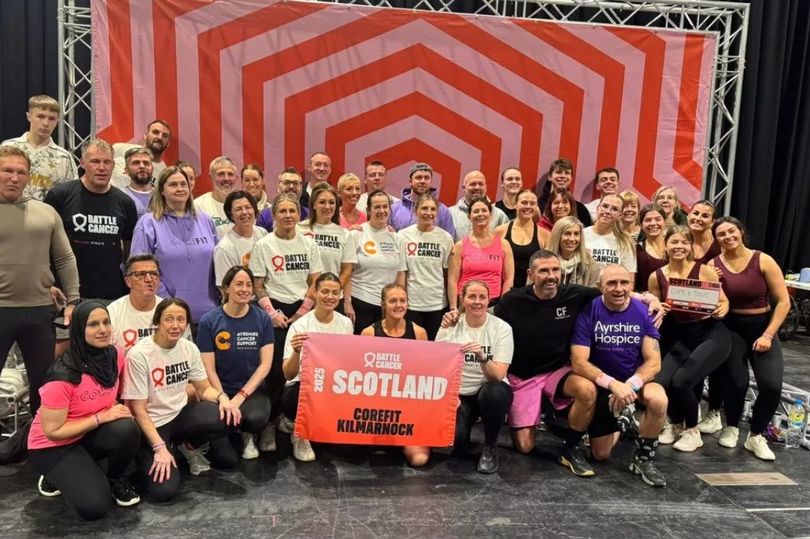 Kilmarnock gym members raise over £17,000 for cancer charities