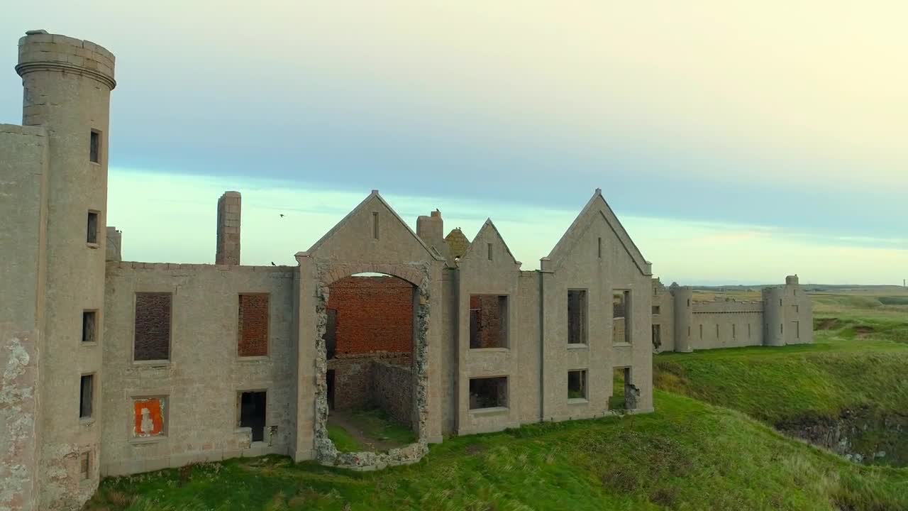New Slains Castle, Scotland: Drone tours the inspiration for Dracula
