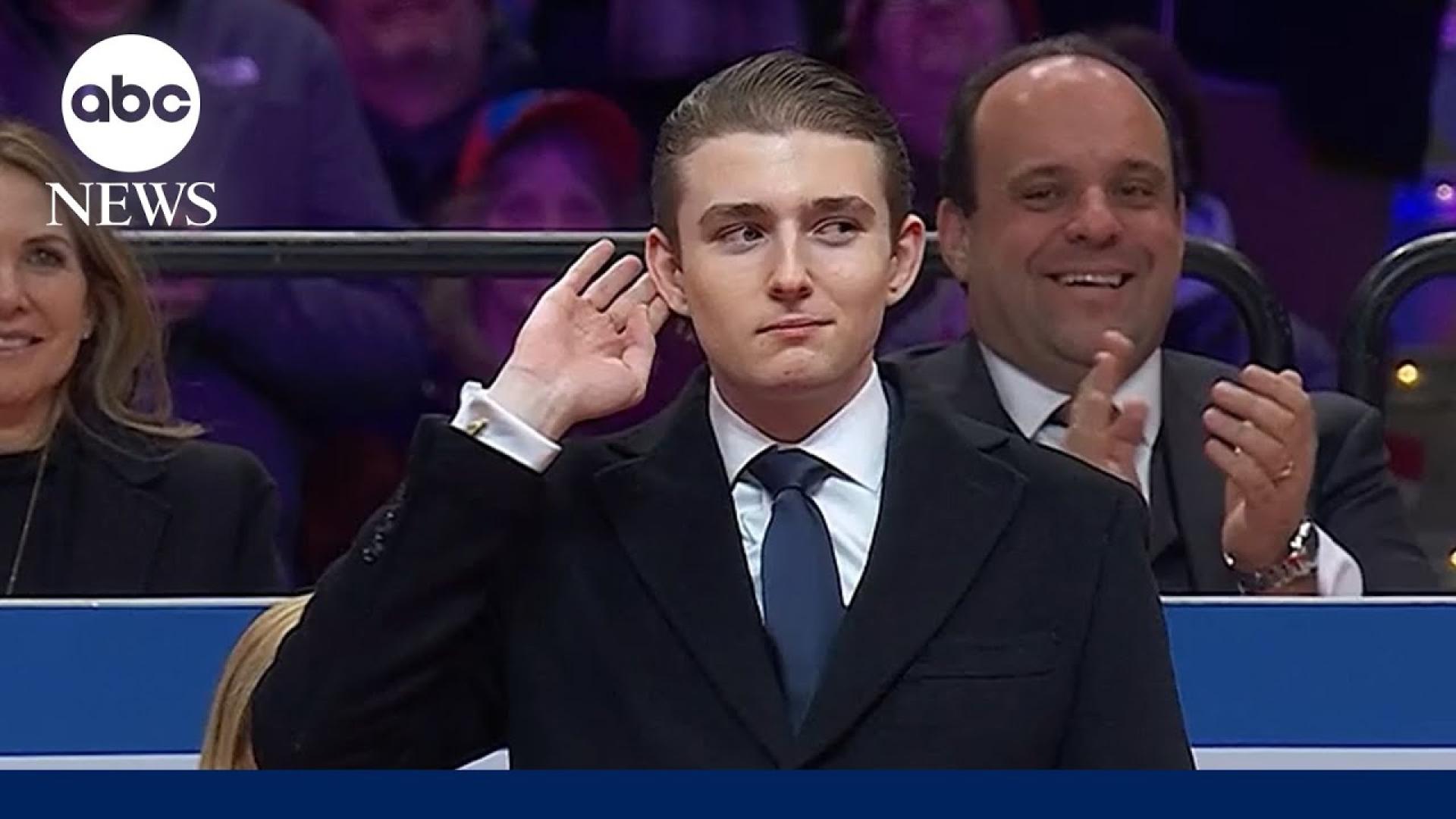 Barron Trump reappears amid Tate-style misogyny links