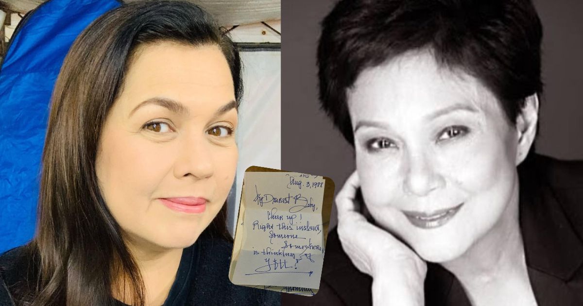 Nora Aunor’s cursive shines in handwritten 1988 note shared by Lotlot ...