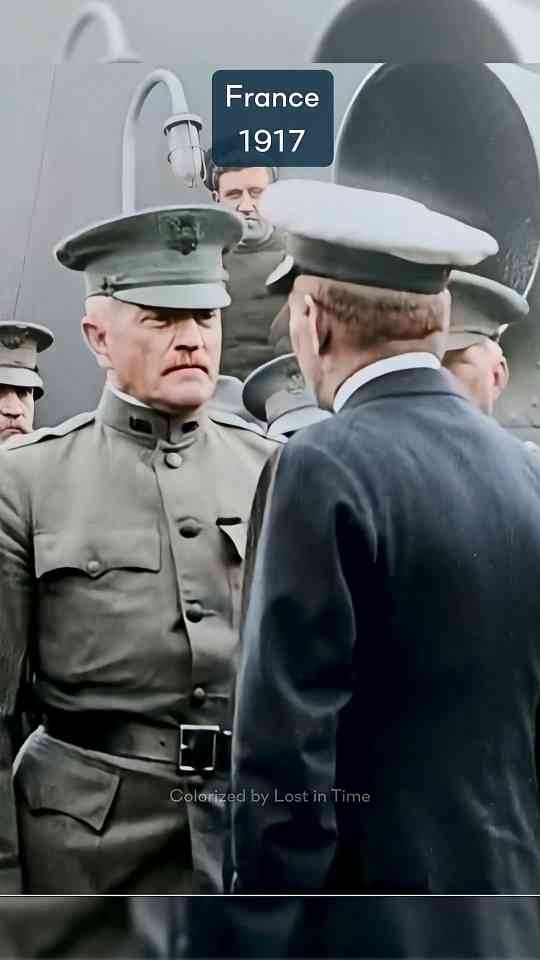 Colorized footage from France in 1917