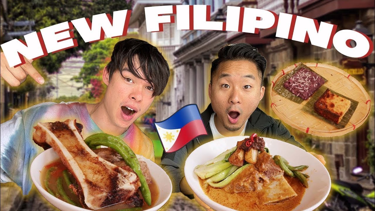 Modern Filipino and classic Filipino food compared