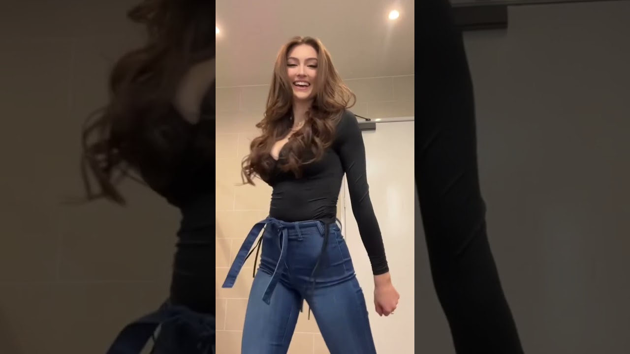 First GUESS test shoot with tall model Rachel