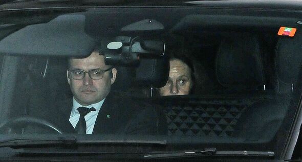 Andrew Mountbatten-Windsor and Fergie break cover as they arrive at ...