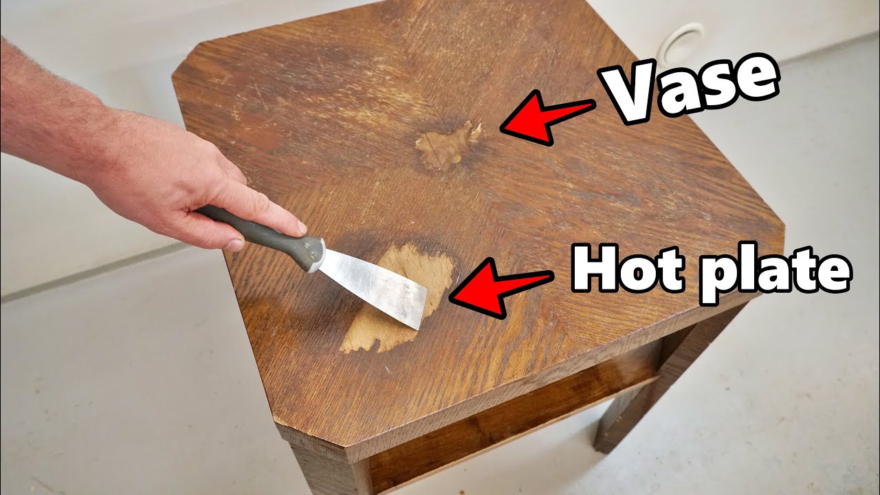 This coffee table was destroyed until now
