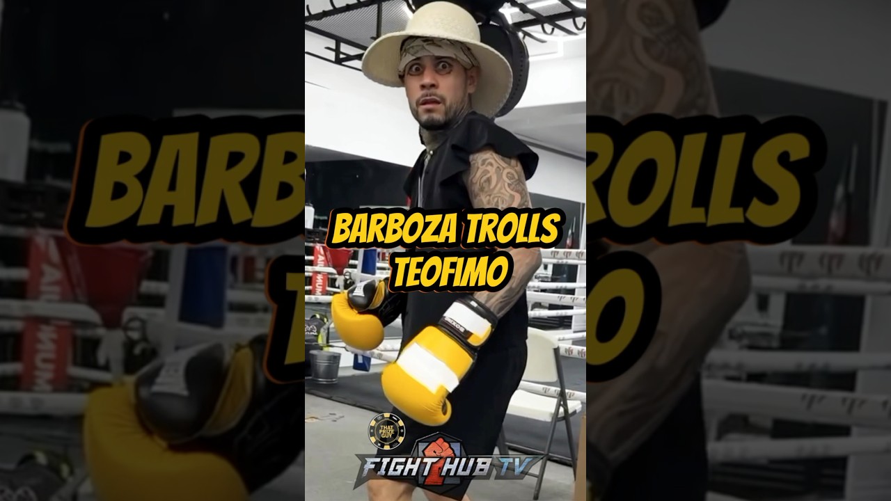 Barboza trolls Teofimo antics ahead of May 2nd fight!