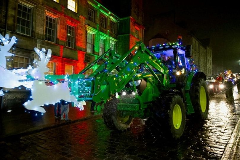 Festive tractor run lights up Stirling roads once again as £10k raised ...