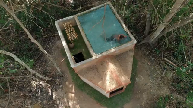 How to create a stunning modern swimming pool on a mud house