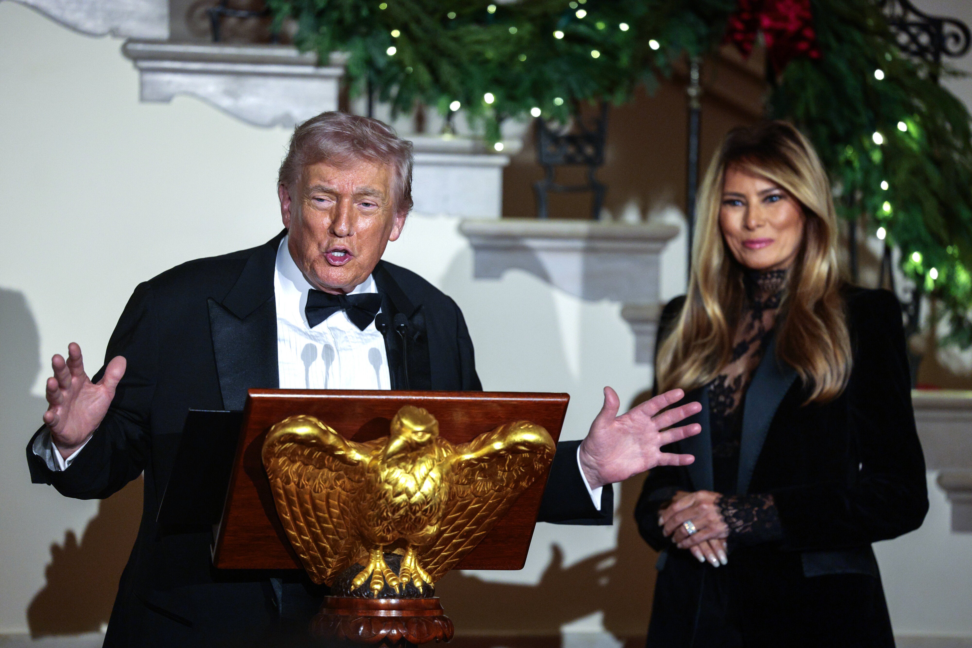 Trump sets low bar for spouse behavior in praising rep’s wife at ...