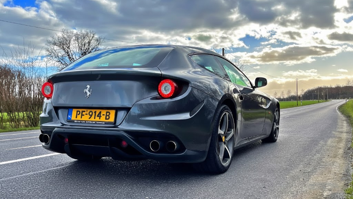 This Ferrari V12 screams to 295 KMH on the Autobahn