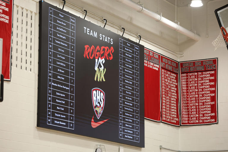 Rogers High School opens 'beautiful' new gym with 2 basketball games